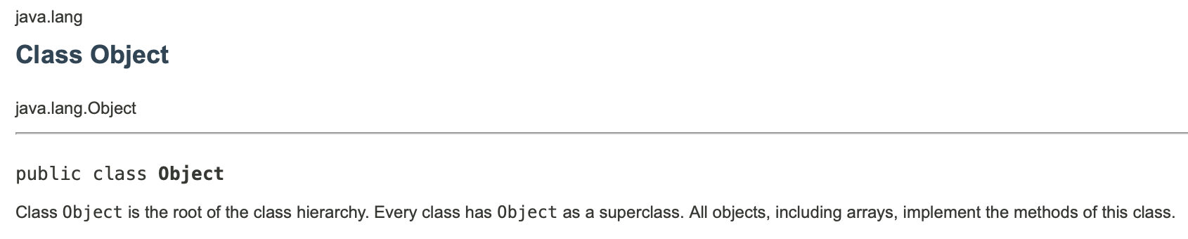 [JAVA] Object 클래스의 toString(), equals(), hashCode()